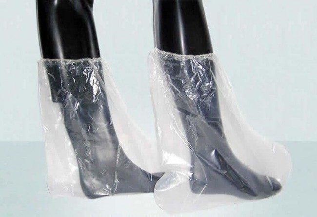 Disposable Clear Plastic Boot Covers